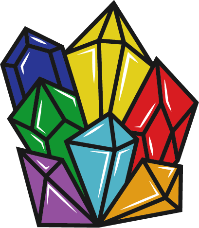 Krystalový generátor se 7 špicemi – Tygří oko + chakra kameny #ZB533 ...